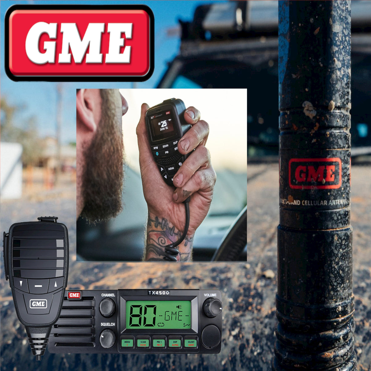 UHF C.B. Aerials & AM/FM Radios — Hy Way