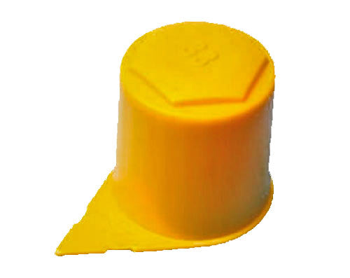 WHEELNUT INDICATOR YELLOW 33MM — Hy Way