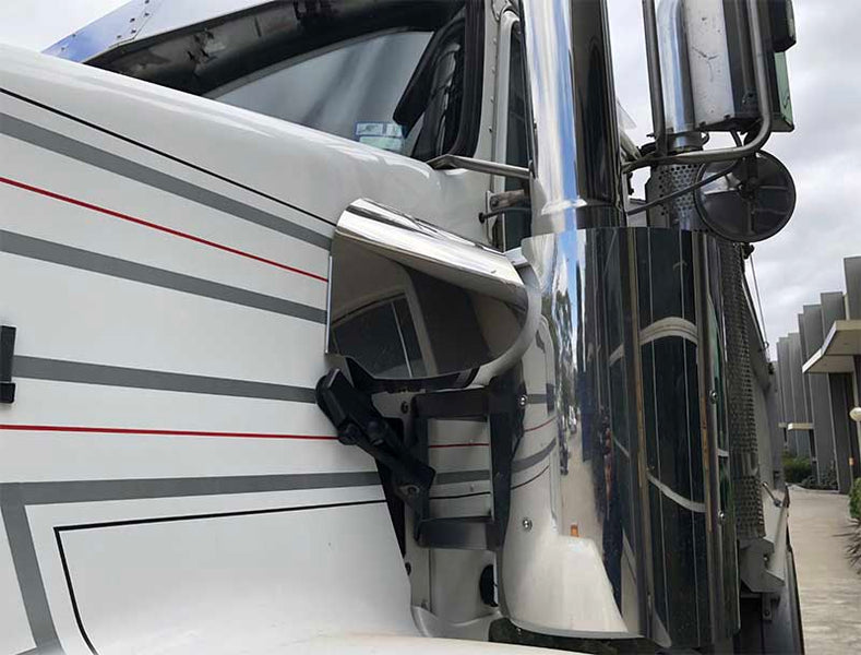 KENWORTH STAINLESS AIR INTAKE GUARD PAIR — Hy Way