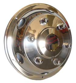 STAINLESS WHEEL COVER SUIT 17.5IN STEER — Hy Way